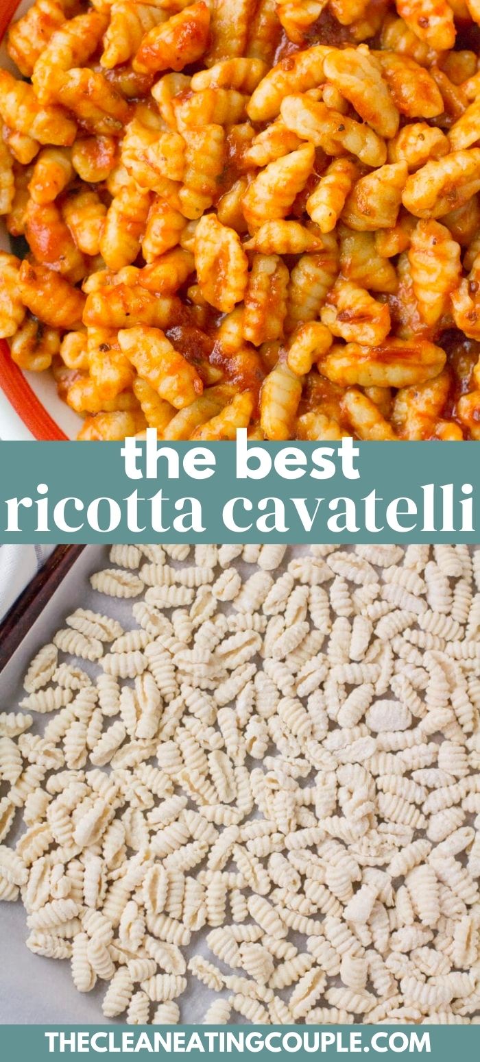 Ricotta Cavatelli Pasta Recipe- Only 4 Ingredients!