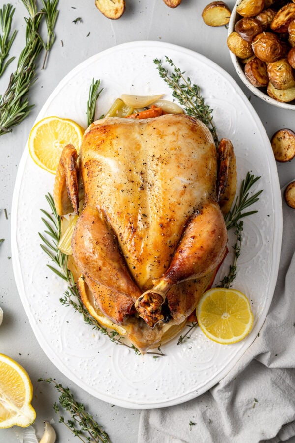 Healthy Roasted Chicken- The Clean Eating Couple