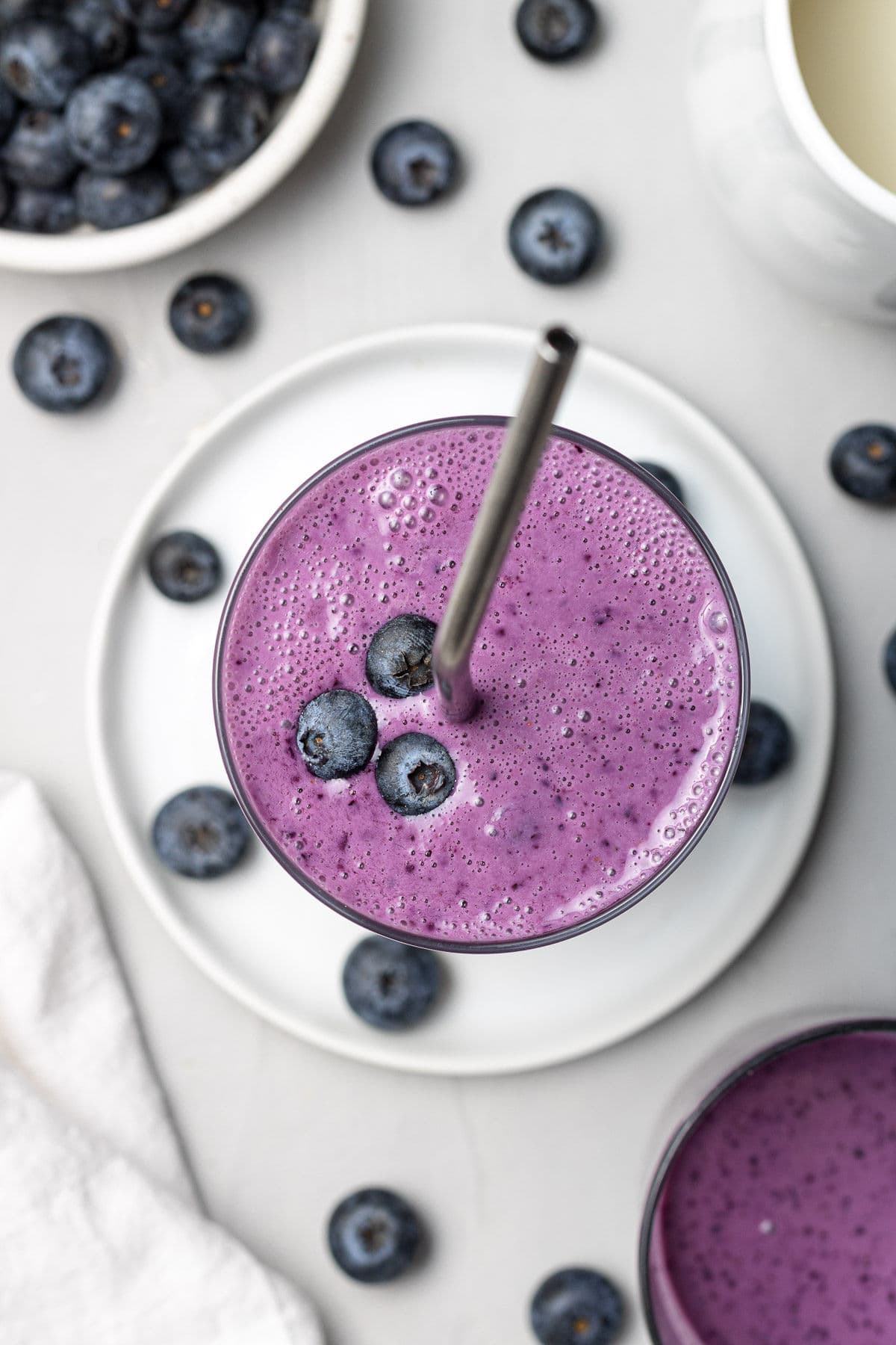 Healthy Blueberry Smoothie - The Clean Eating Couple