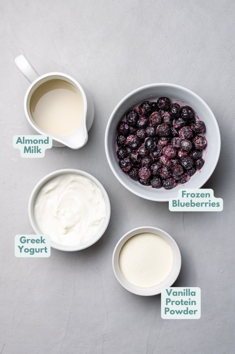 Healthy Blueberry Smoothie - The Clean Eating Couple