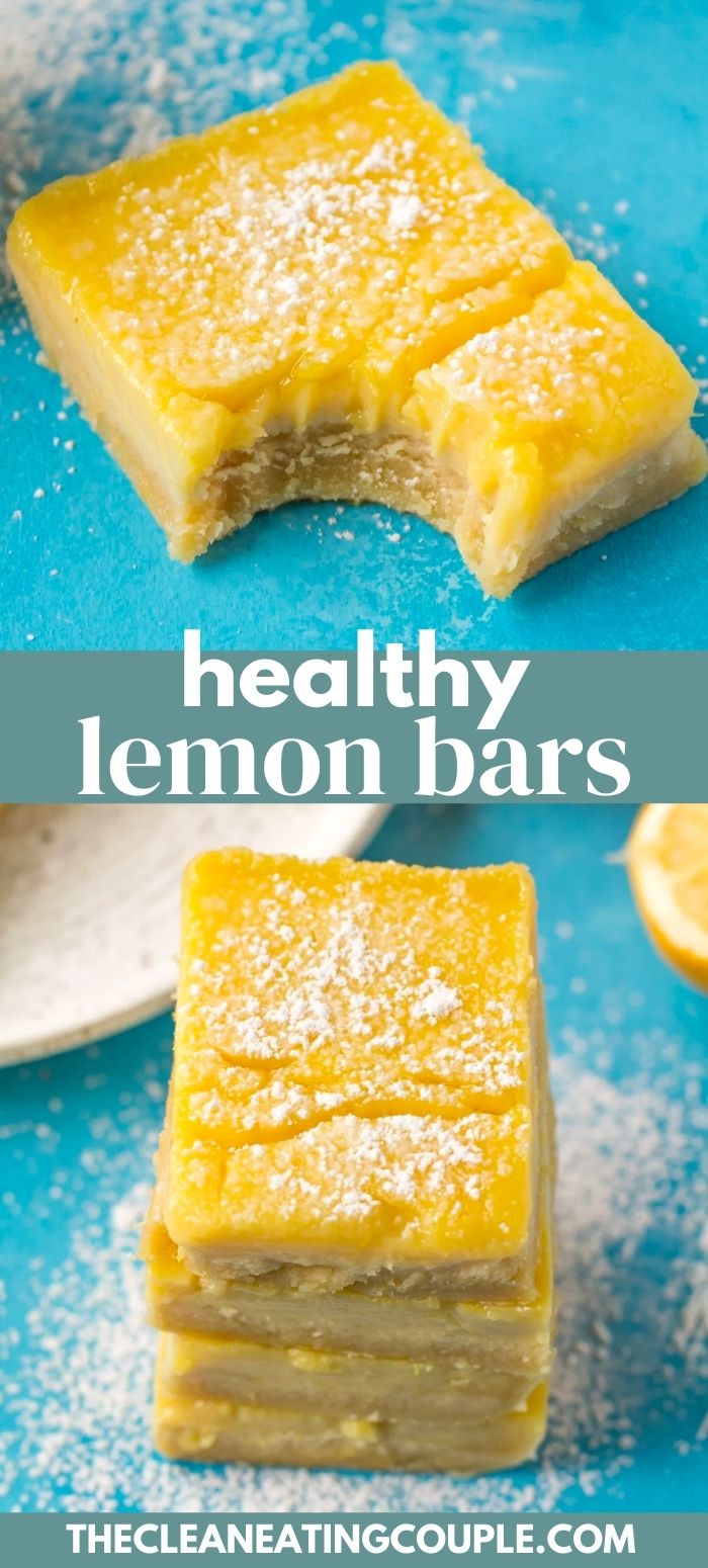 Healthy Lemon Bars | The Clean Eating Couple