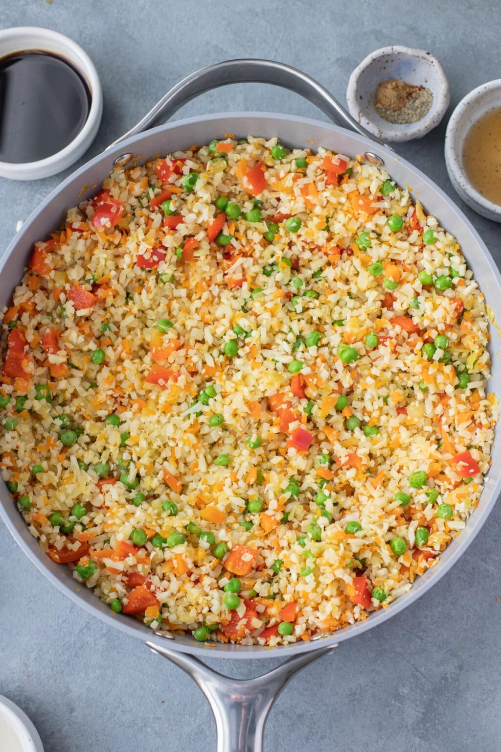 Healthy Cauliflower Fried Rice - The Clean Eating Couple