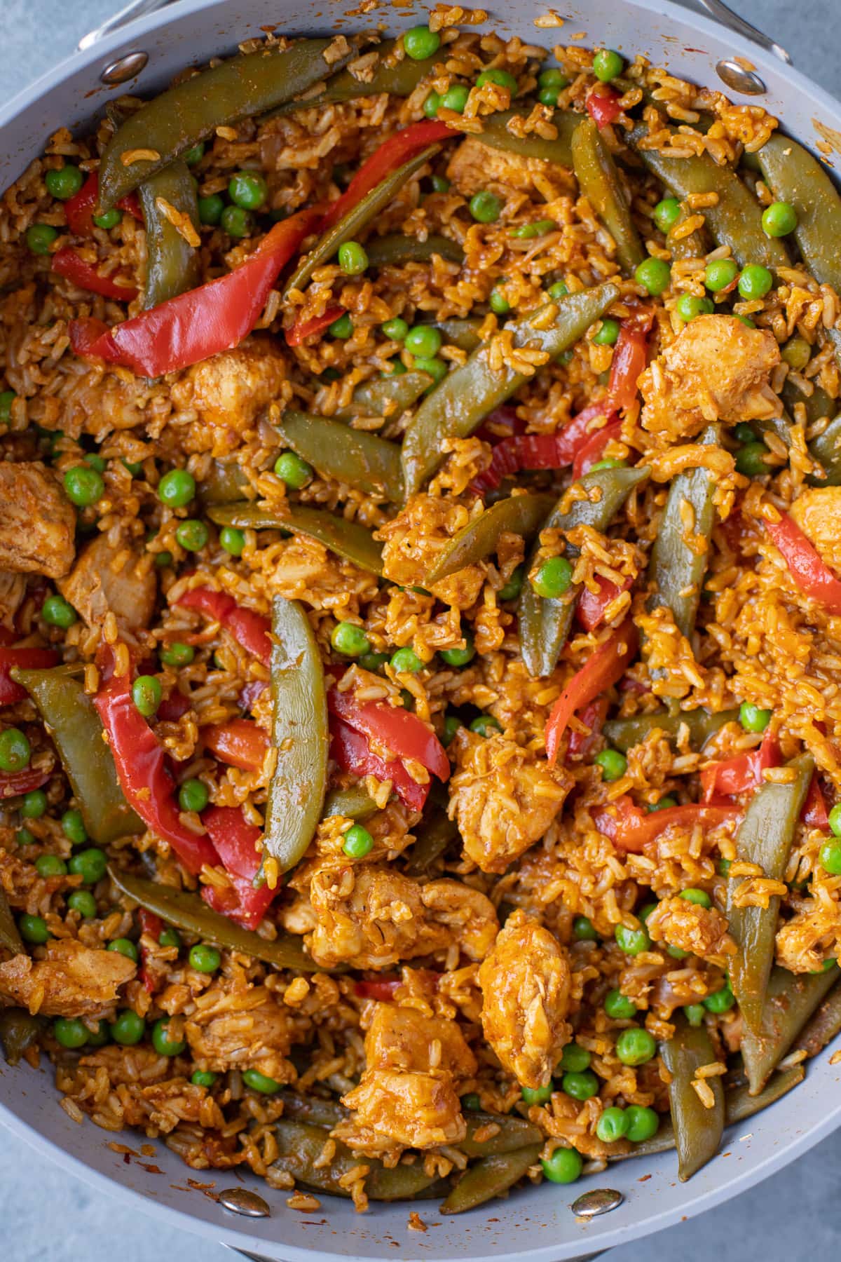 Easy One Pan Chicken Paella Recipe - The Clean Eating Couple