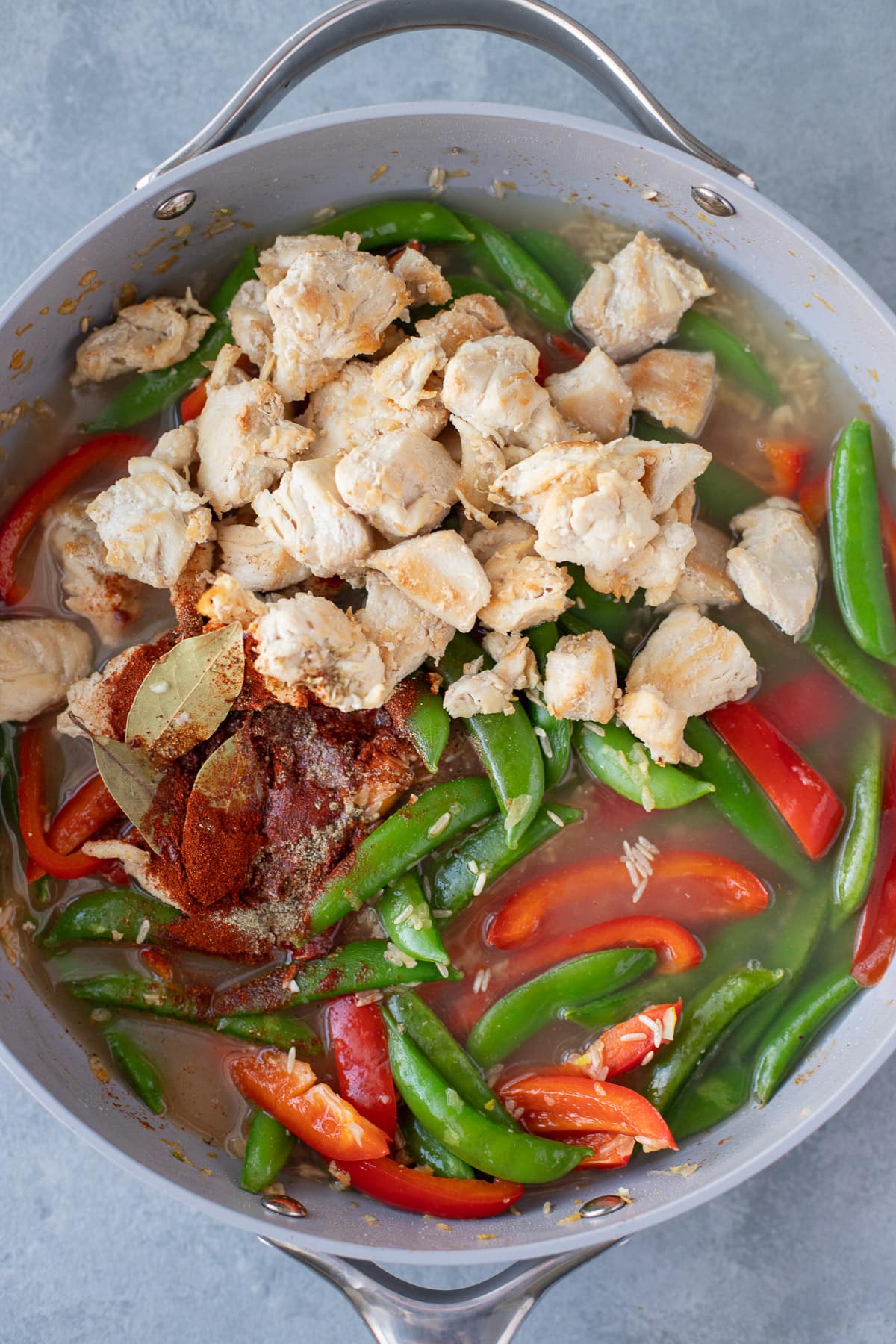 Easy One Pan Chicken Paella Recipe - The Clean Eating Couple