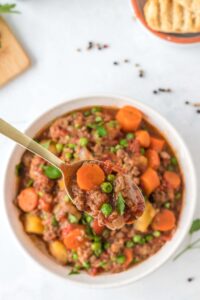 Ground Beef Stew Recipe - The Clean Eating Couple