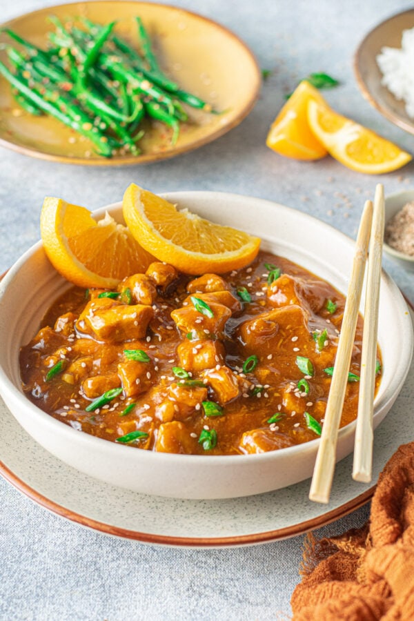 Orange Chicken Instant Pot | The Clean Eating Couple