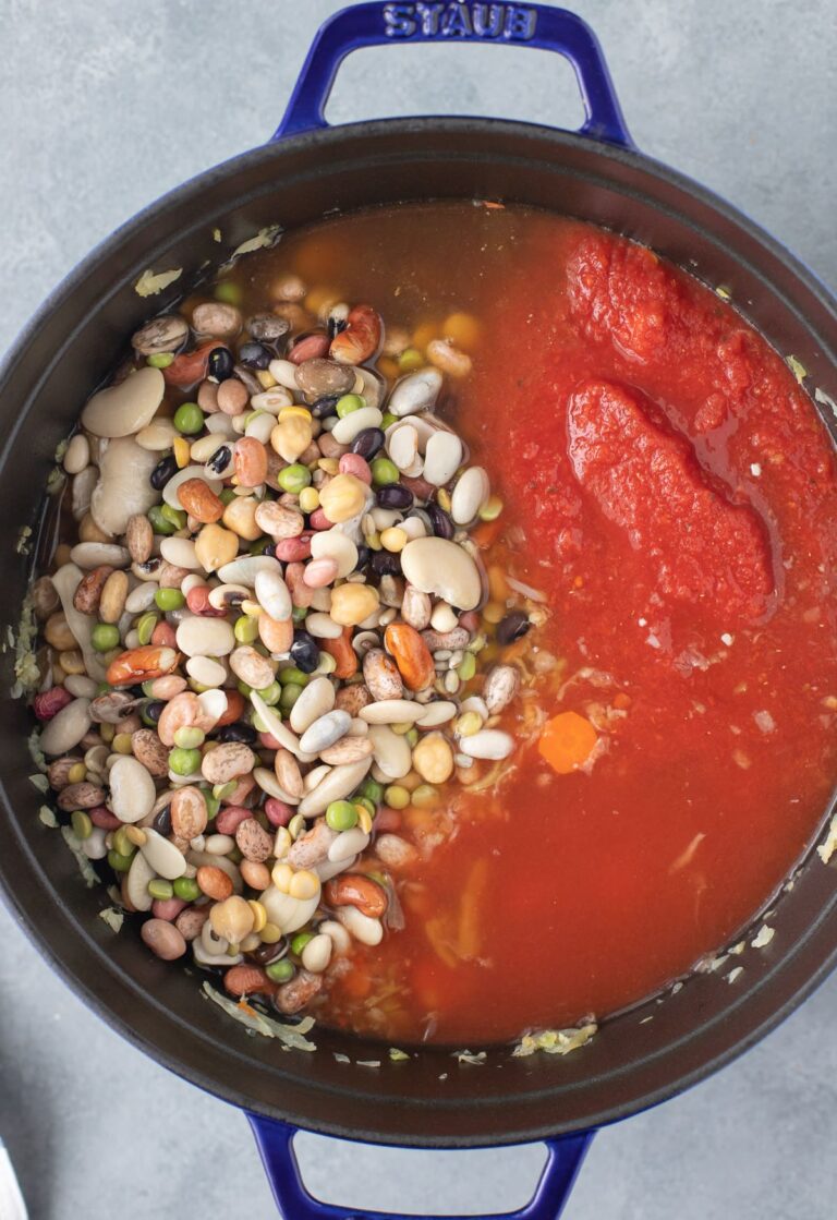 15 Bean Soup Recipe [Easy to Make, No Ham!] | The Clean Eating Couple