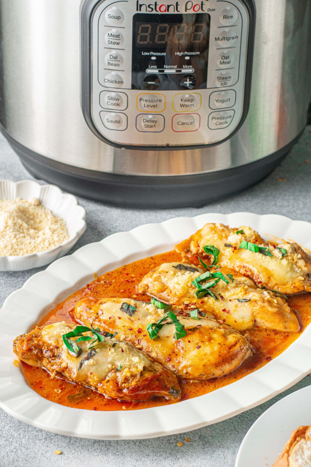 Instant Pot Chicken Parmesan | The Clean Eating Couple