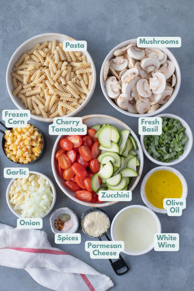 Vegetable Pasta Primavera Recipe - The Clean Eating Couple