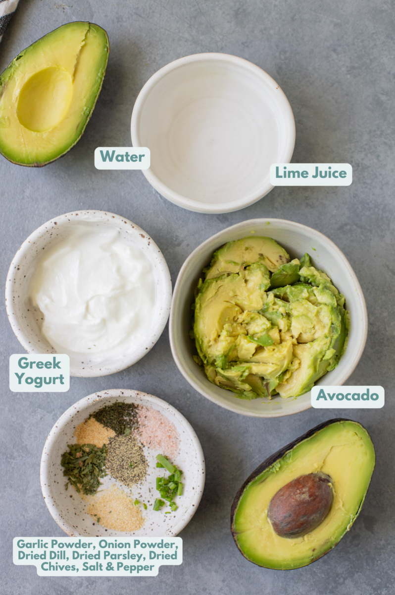 Healthy Avocado Ranch Dressing | The Clean Eating Couple