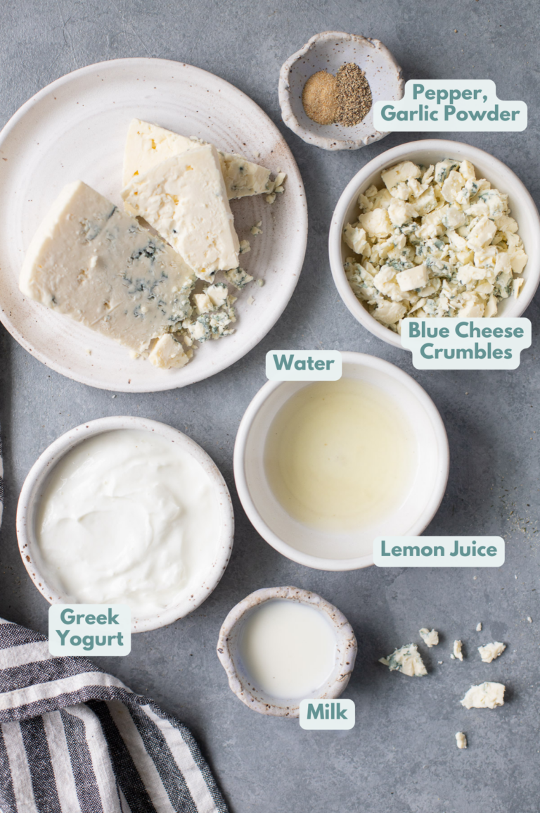 Healthy Blue Cheese Dressing | The Clean Eating Couple