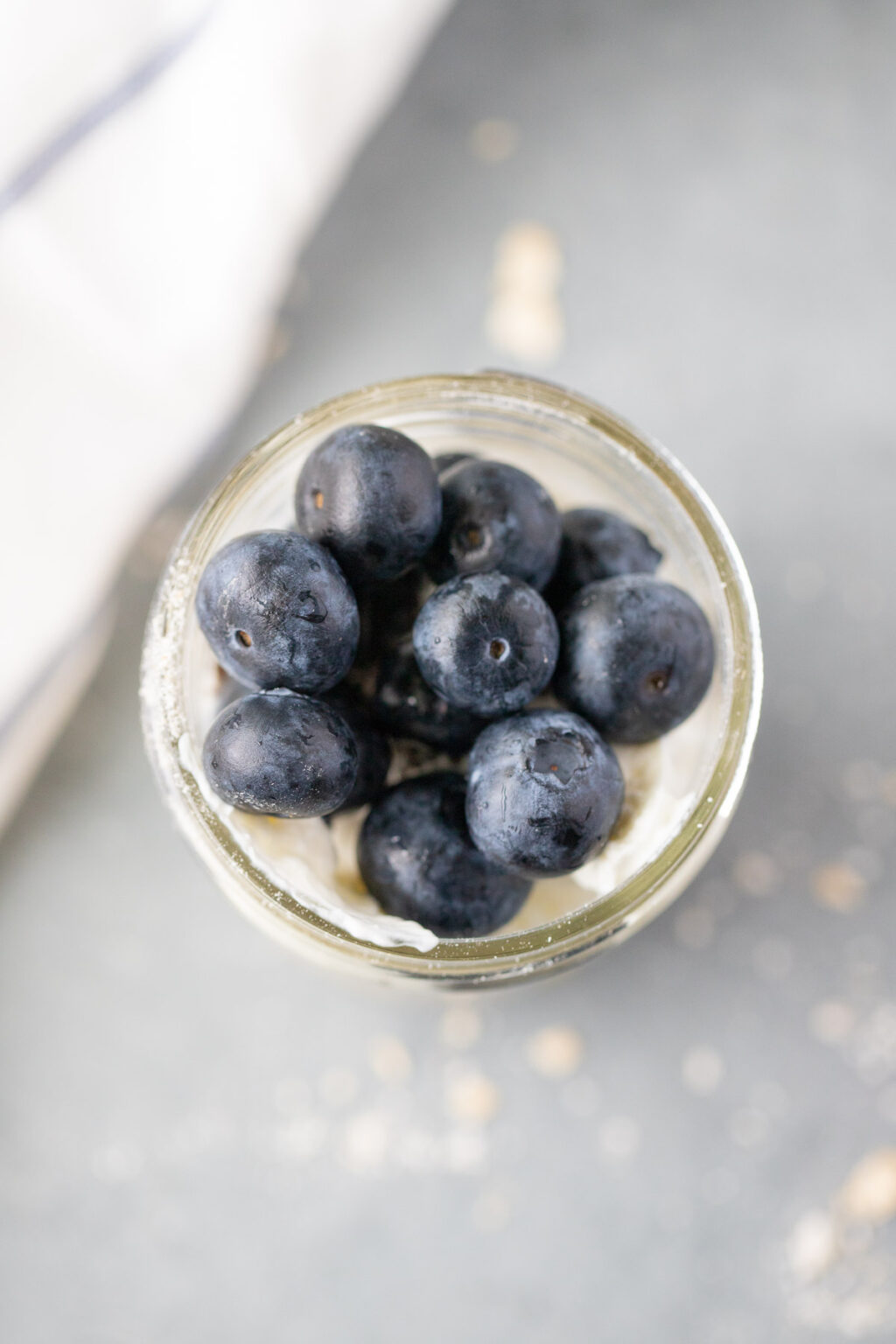 Blueberry Overnight Oats Recipe | The Clean Eating Couple