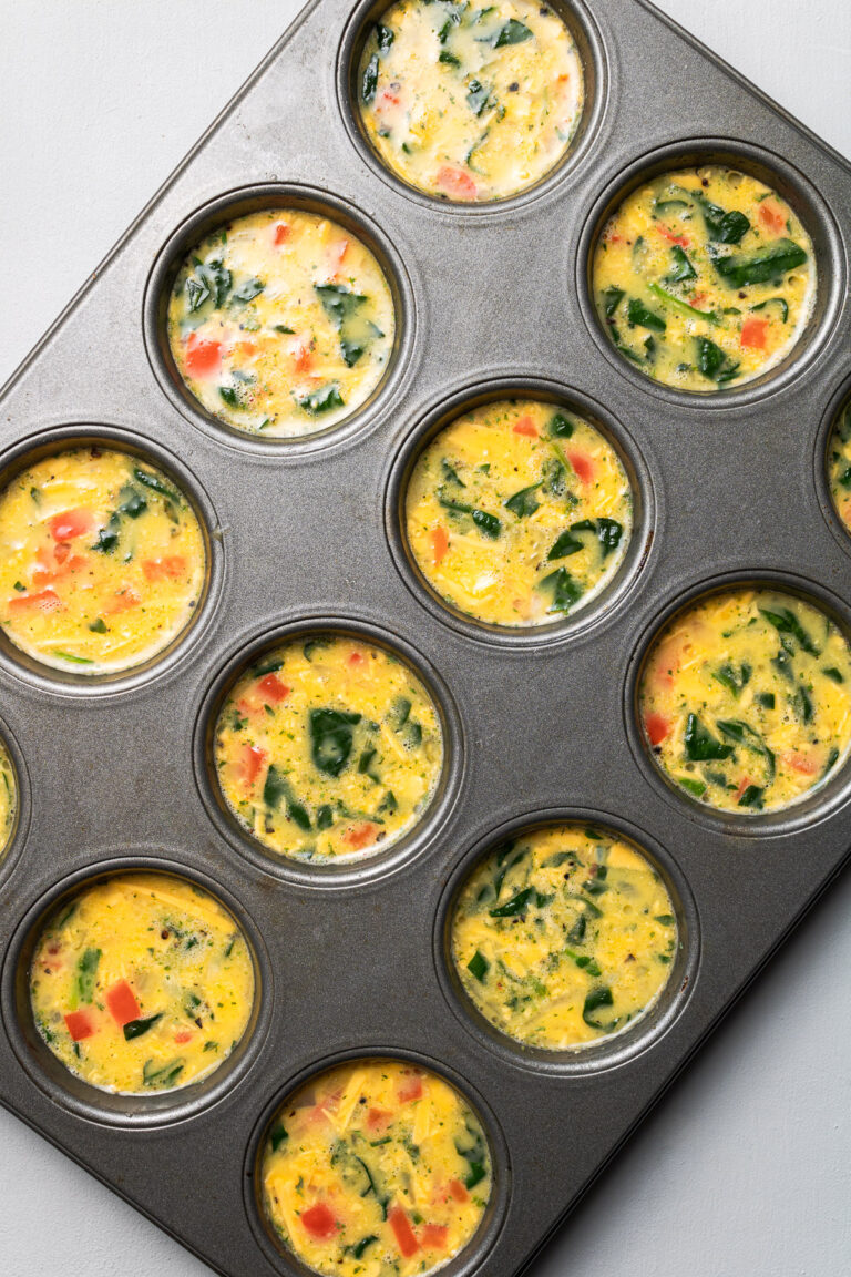 Egg Muffin Cups (With Spinach) | The Clean Eating Couple