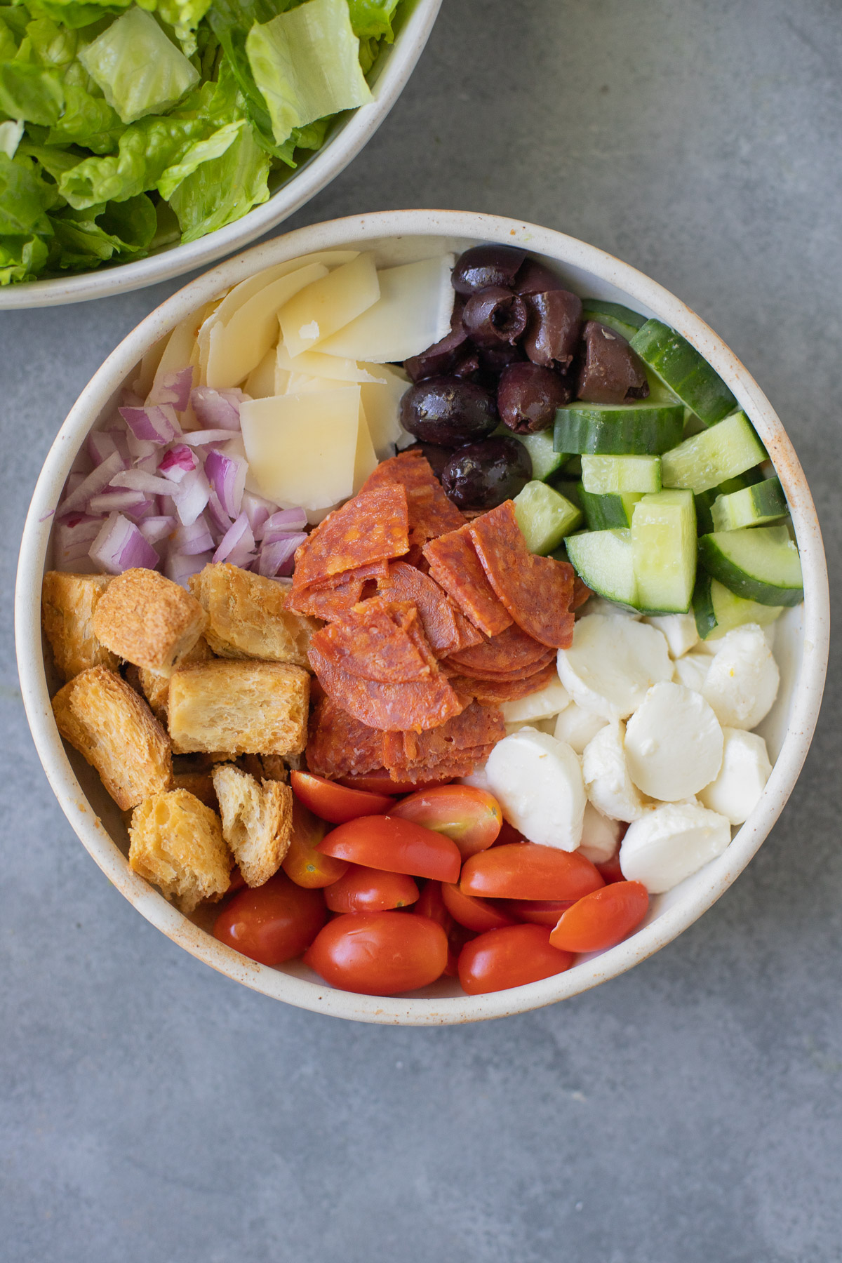 Italian Chopped Salad Recipe | The Clean Eating Couple