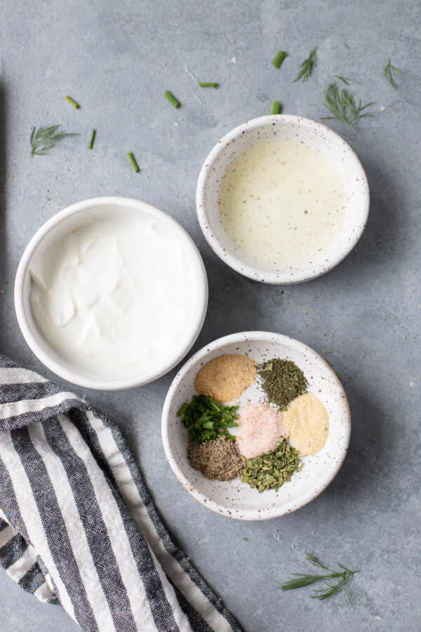 Easy, Healthy Ranch Dressing | The Clean Eating Couple