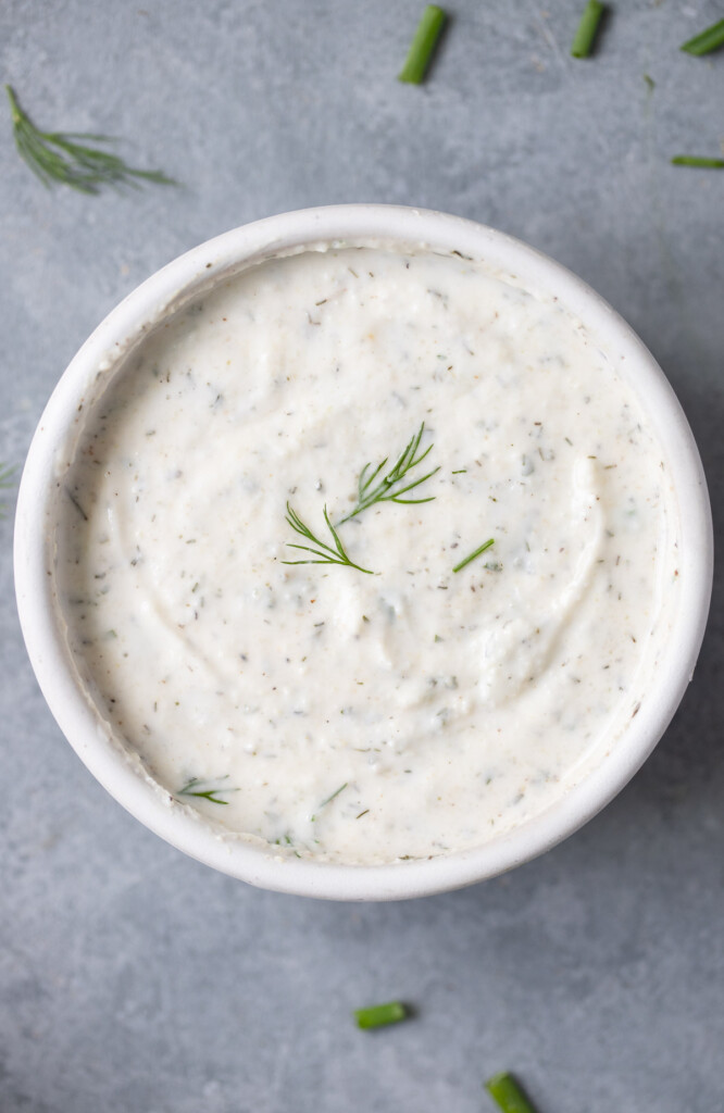 Easy, Healthy Ranch Dressing | The Clean Eating Couple