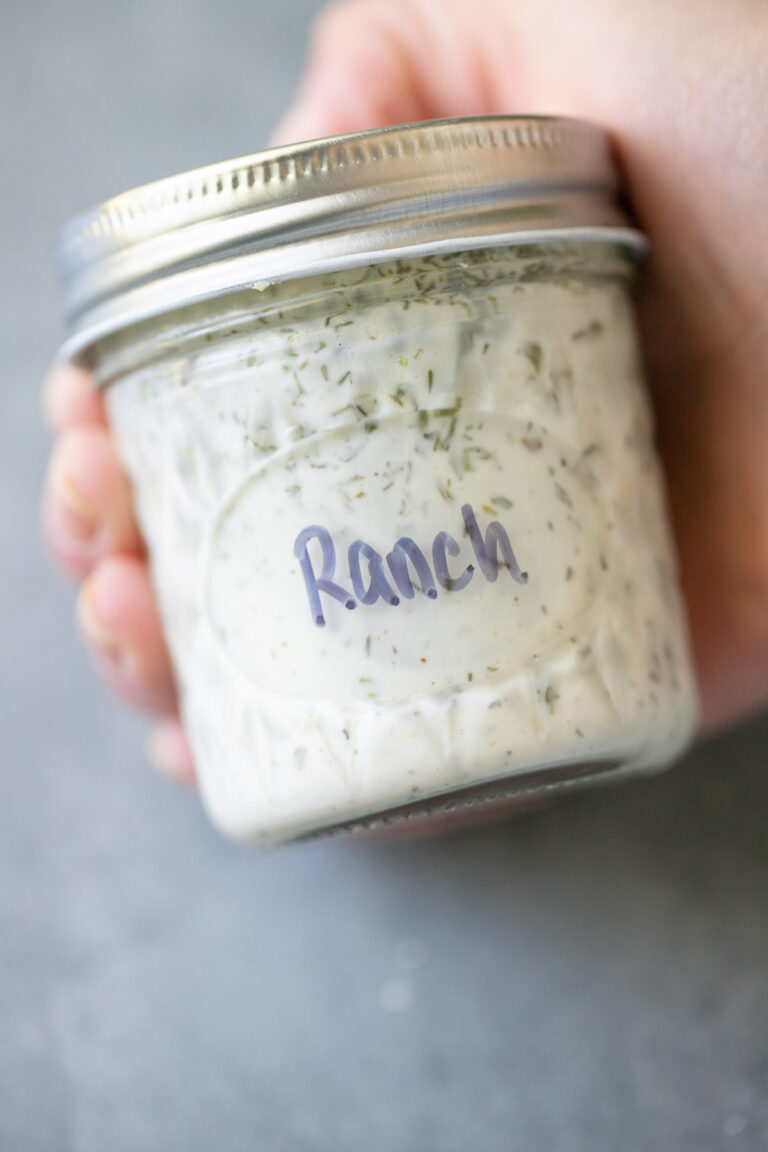 Easy, Healthy Ranch Dressing | The Clean Eating Couple