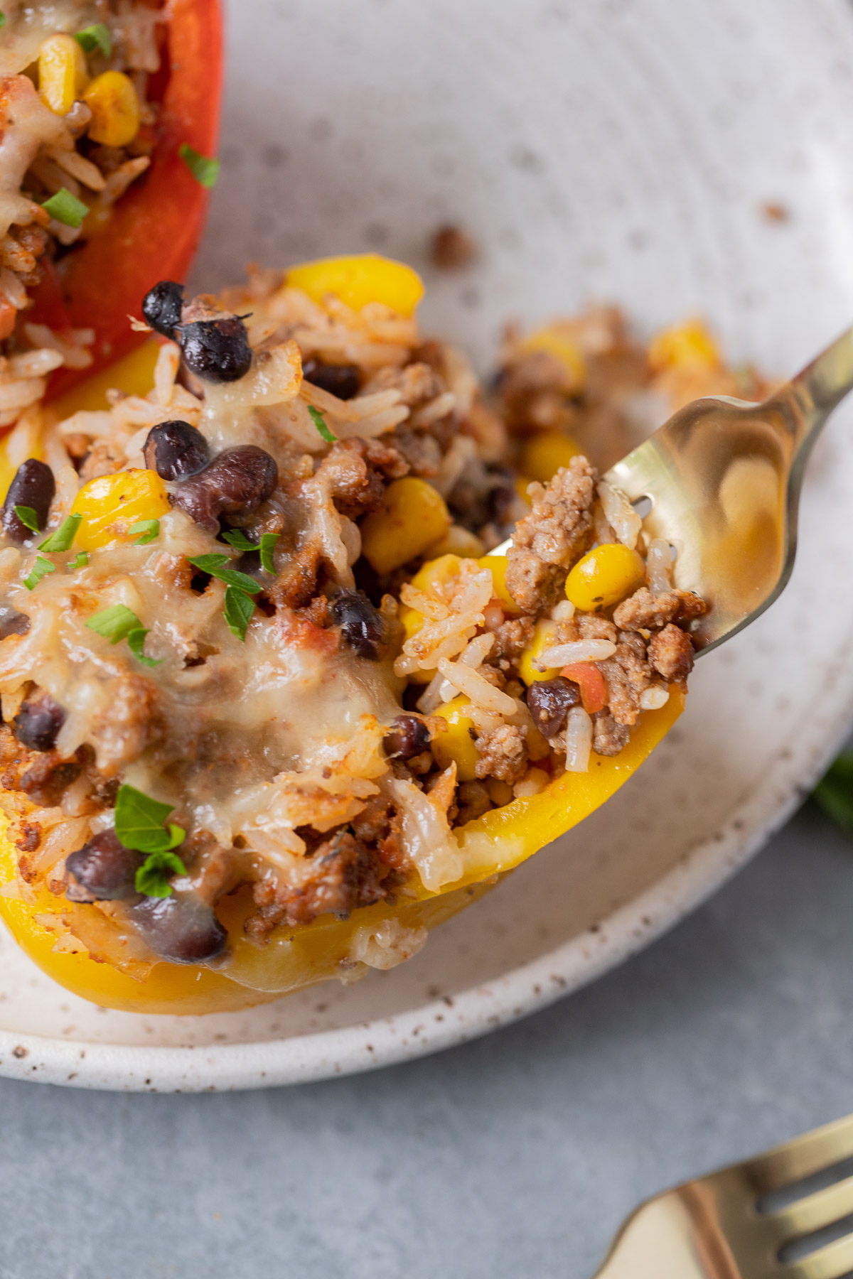 Taco Stuffed Bell Peppers | The Clean Eating Couple