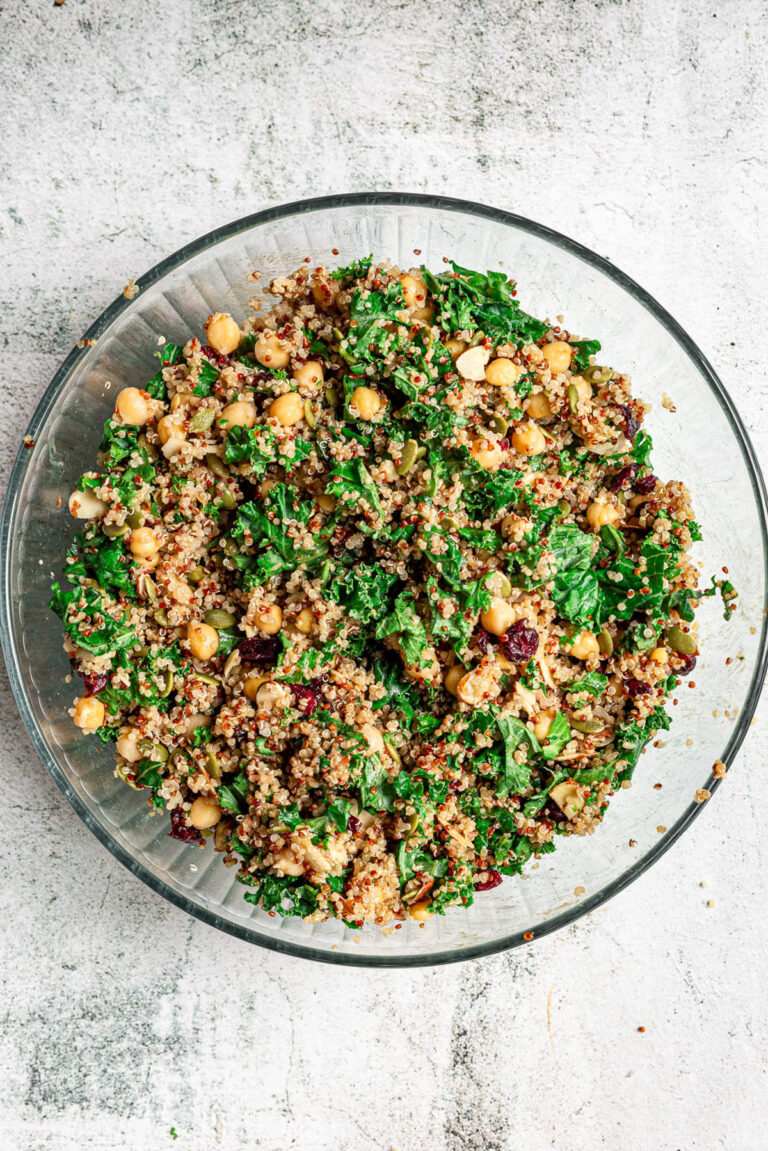 Easy Kale Quinoa Salad | - The Clean Eating Couple