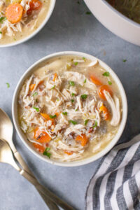Wild Rice Chicken Soup | The Clean Eating Couple