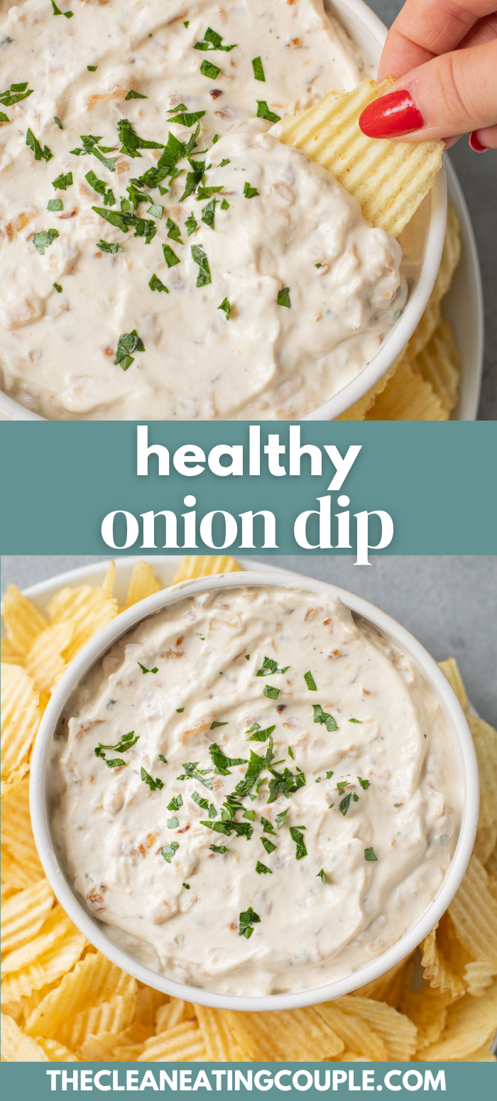 Healthy Onion Dip | The Clean Eating Couple