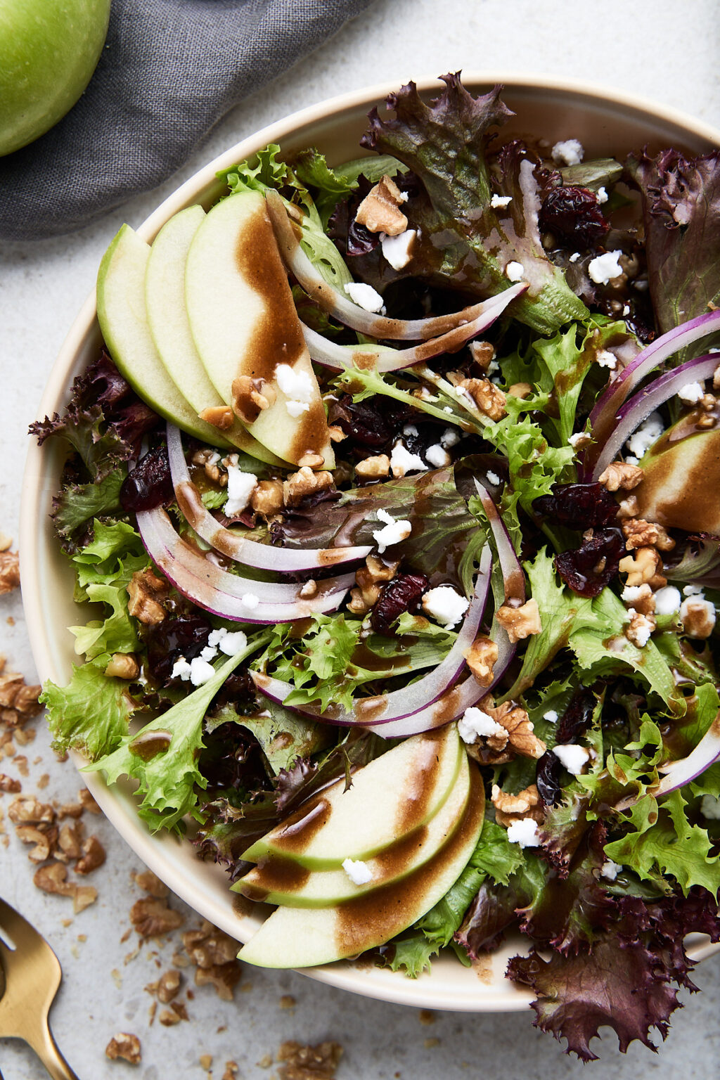 Apple Walnut Salad | The Clean Eating Couple