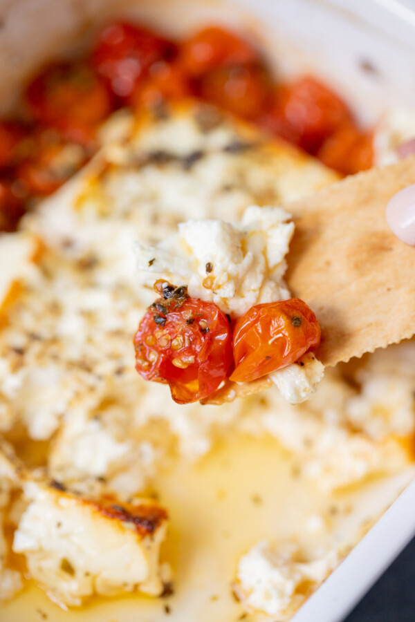 Baked Feta Cheese Dip Recipe - The Clean Eating Couple