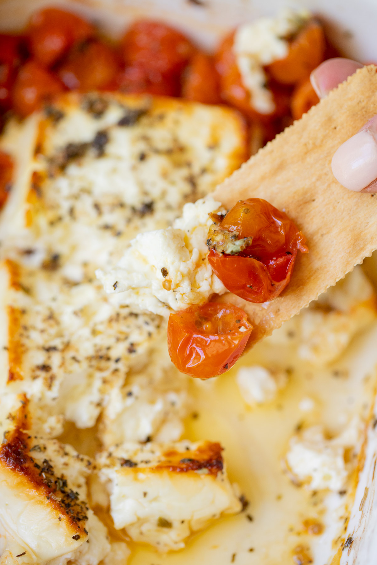 Baked Feta Cheese Dip Recipe - The Clean Eating Couple