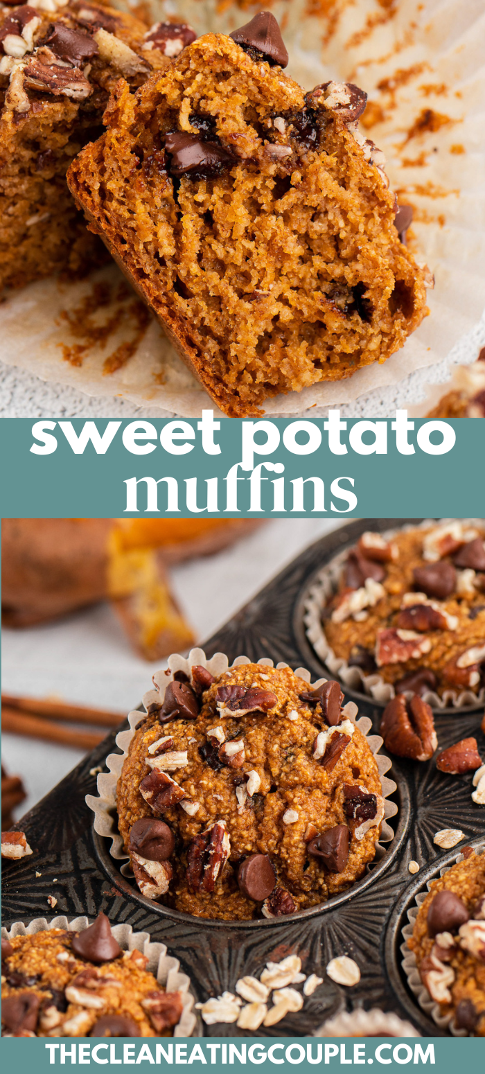 Gluten Free Sweet Potato Muffins - The Clean Eating Couple