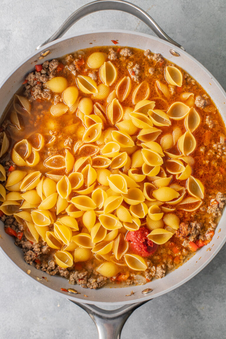 Easy Taco Pasta | The Clean Eating Couple