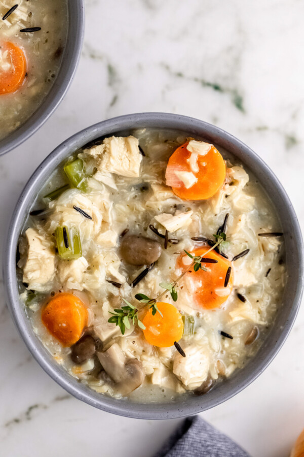 Turkey Wild Rice Soup | The Clean Eating Couple