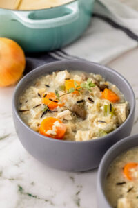 Turkey Wild Rice Soup | The Clean Eating Couple