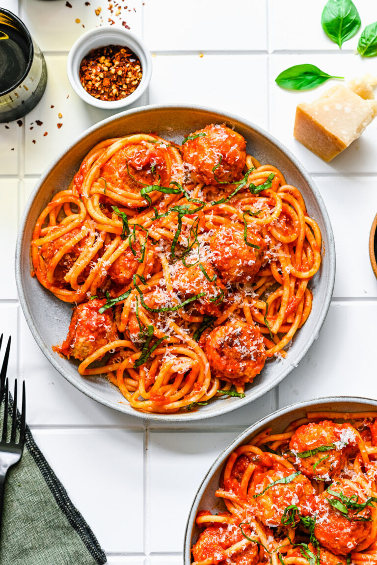 Healthy Chicken Meatball Recipe - The Clean Eating Couple