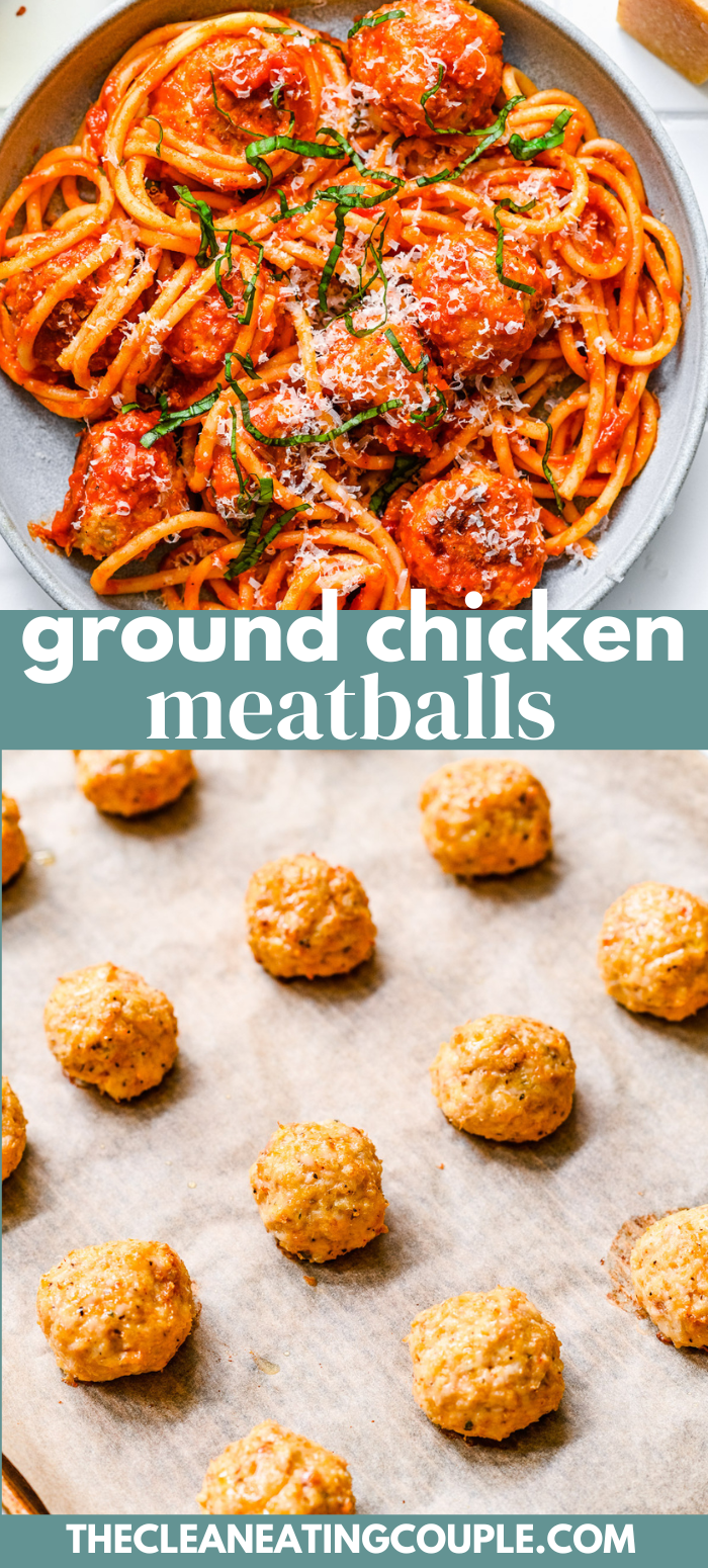 Healthy Chicken Meatball Recipe - The Clean Eating Couple