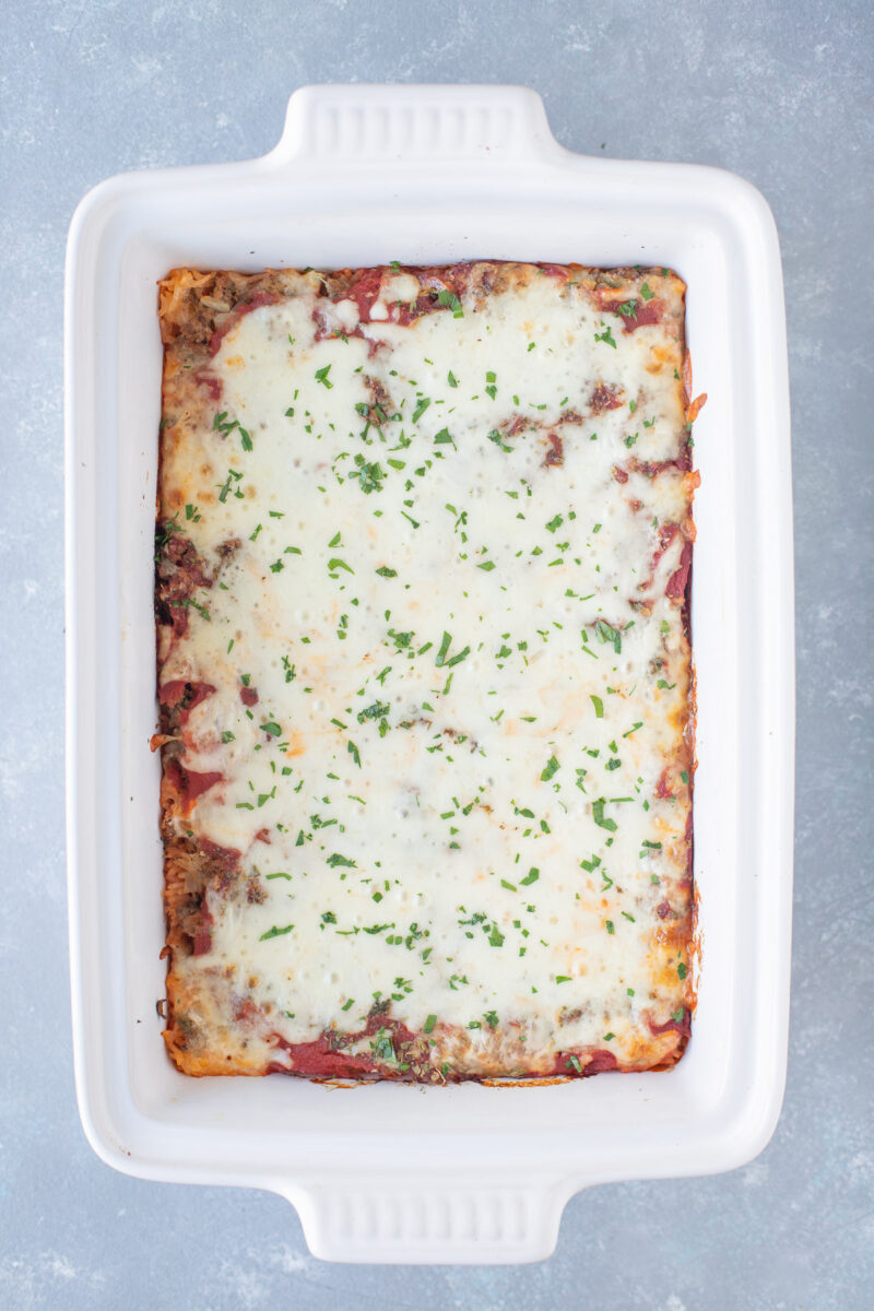 Easy Ground Beef Casserole Recipe | The Clean Eating Couple