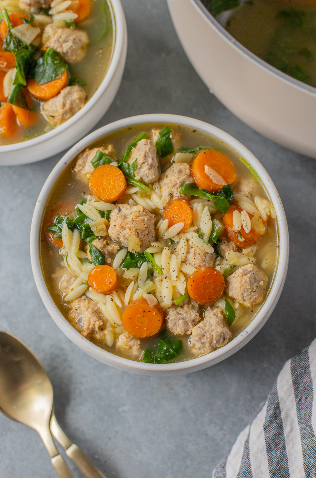 Traditional Italian Wedding Soup | The Clean Eating Couple