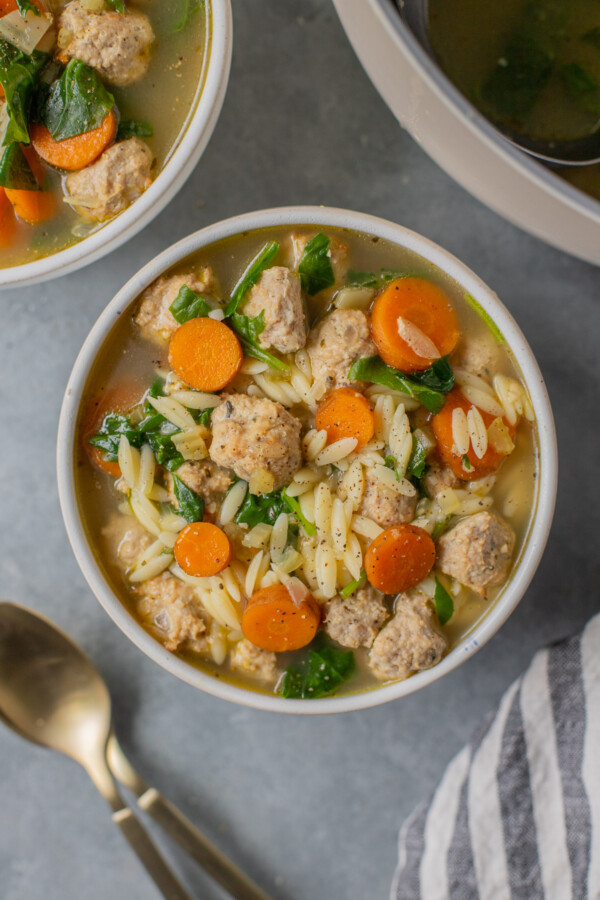 Traditional Italian Wedding Soup | The Clean Eating Couple