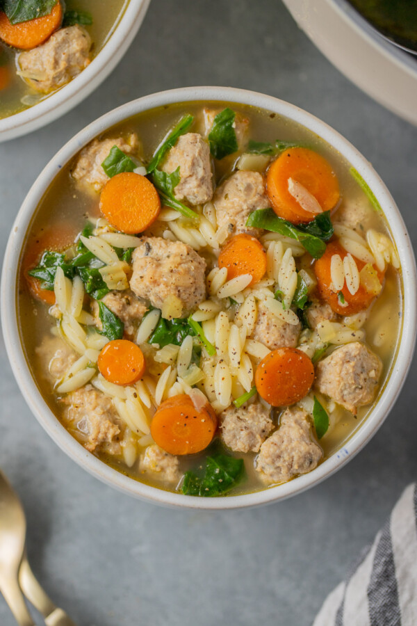 Traditional Italian Wedding Soup | The Clean Eating Couple
