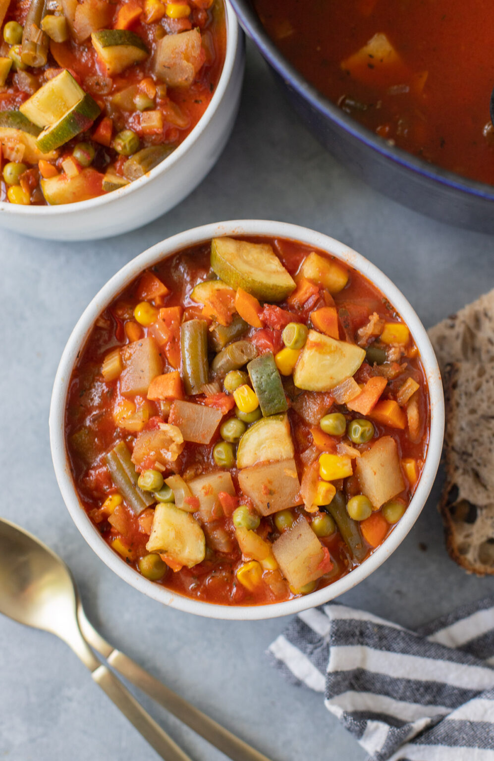 Homemade Vegetable Soup Recipe | The Clean Eating Couple