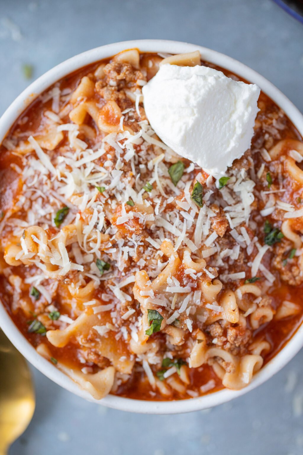 Easy Lasagna Soup | The Clean Eating Couple