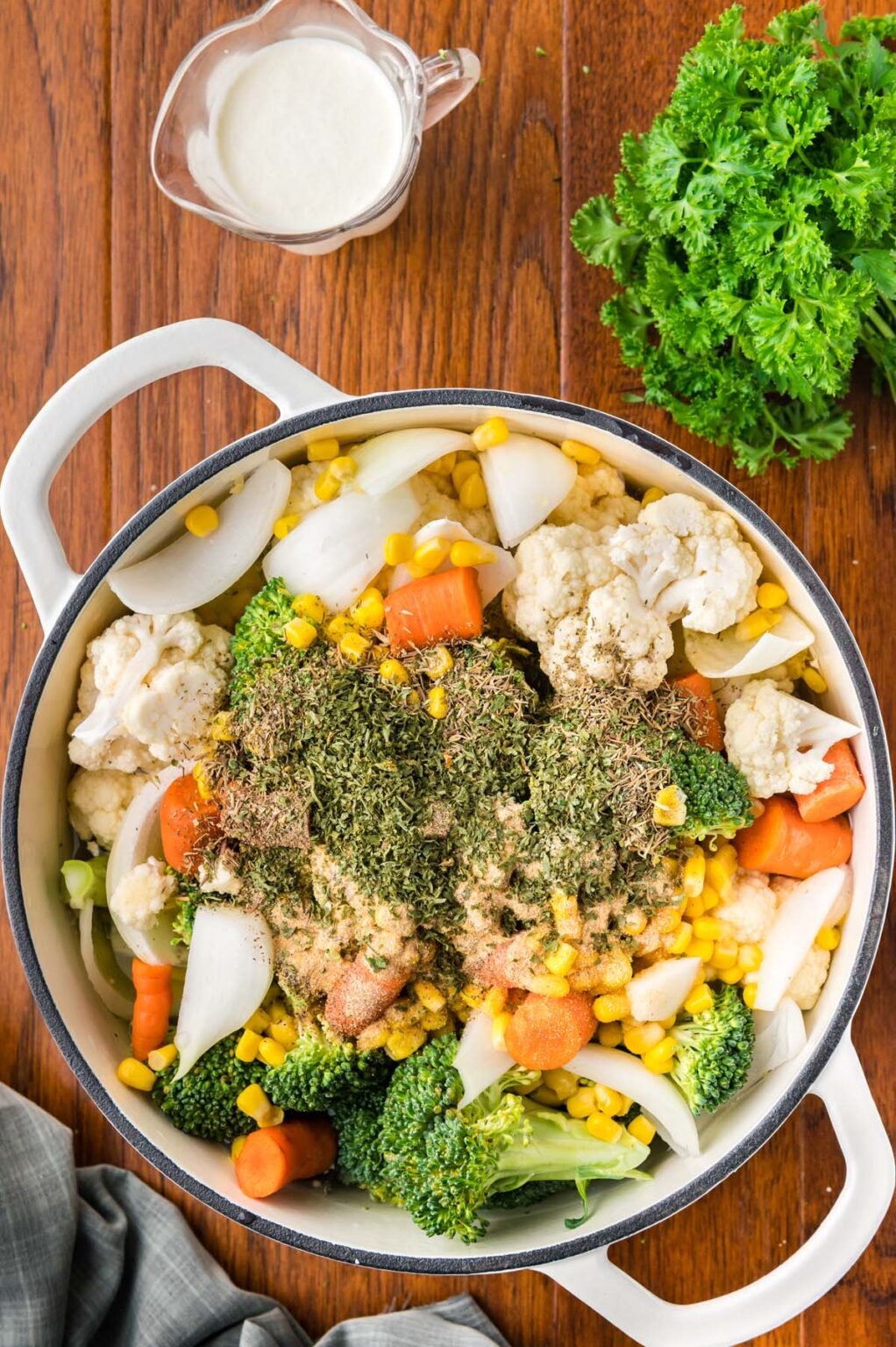 Creamy Vegetable Soup Recipe | The Clean Eating Couple