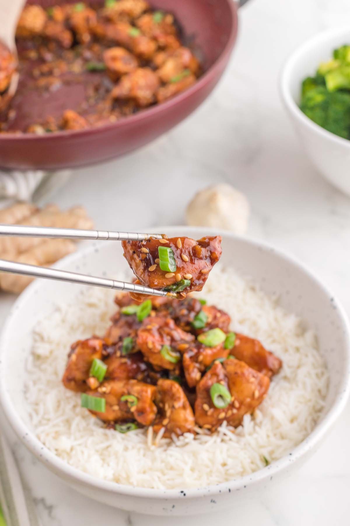 Garlic Ginger Chicken Recipe | The Clean Eating Couple