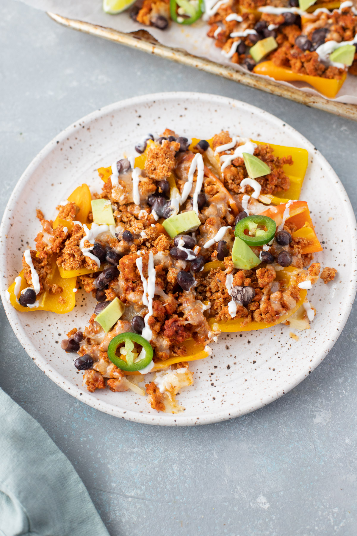 Bell Pepper Nachos | The Clean Eating Couple