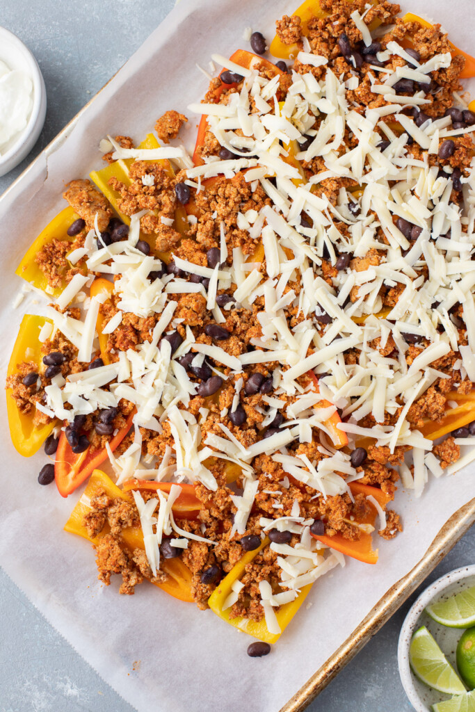 Bell Pepper Nachos | The Clean Eating Couple
