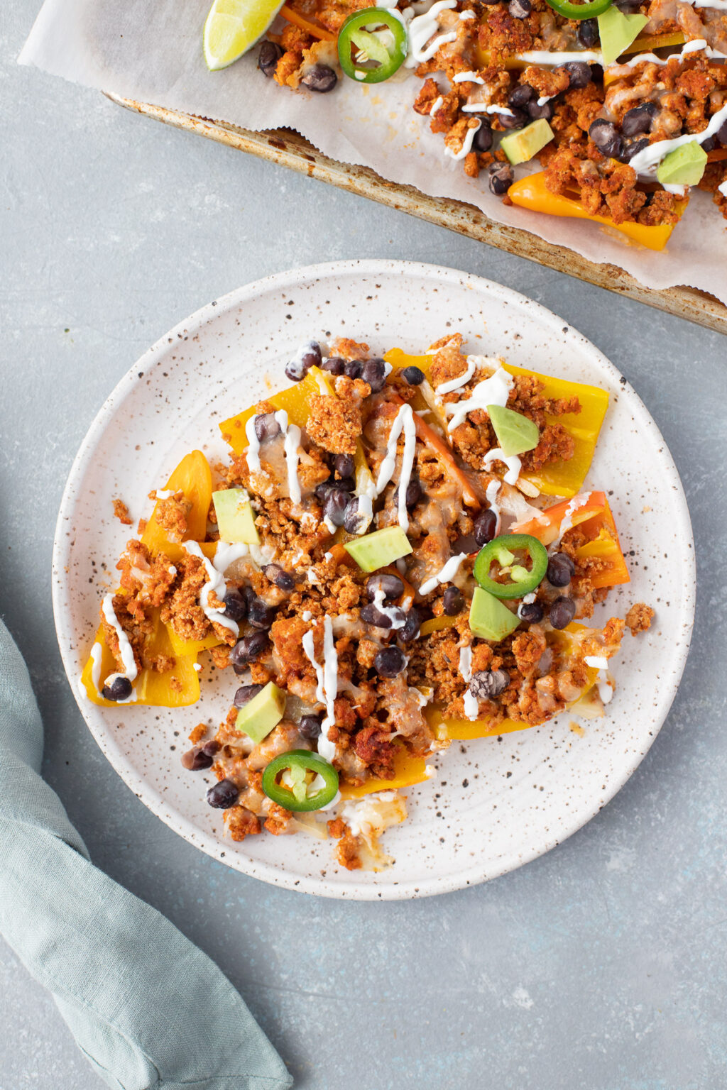 Bell Pepper Nachos | The Clean Eating Couple