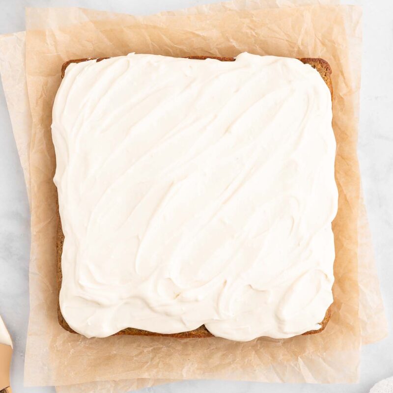 Healthy Light Cream Cheese Frosting | The Clean Eating Couple