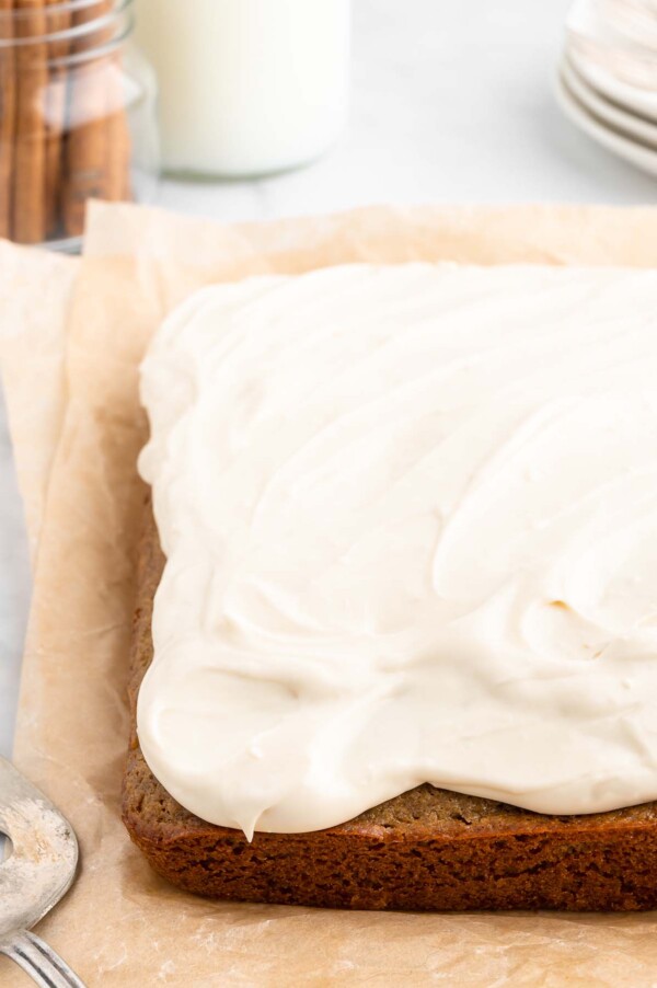 Healthy Light Cream Cheese Frosting | The Clean Eating Couple