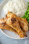 Oven Baked Chicken Legs | The Clean Eating Couple