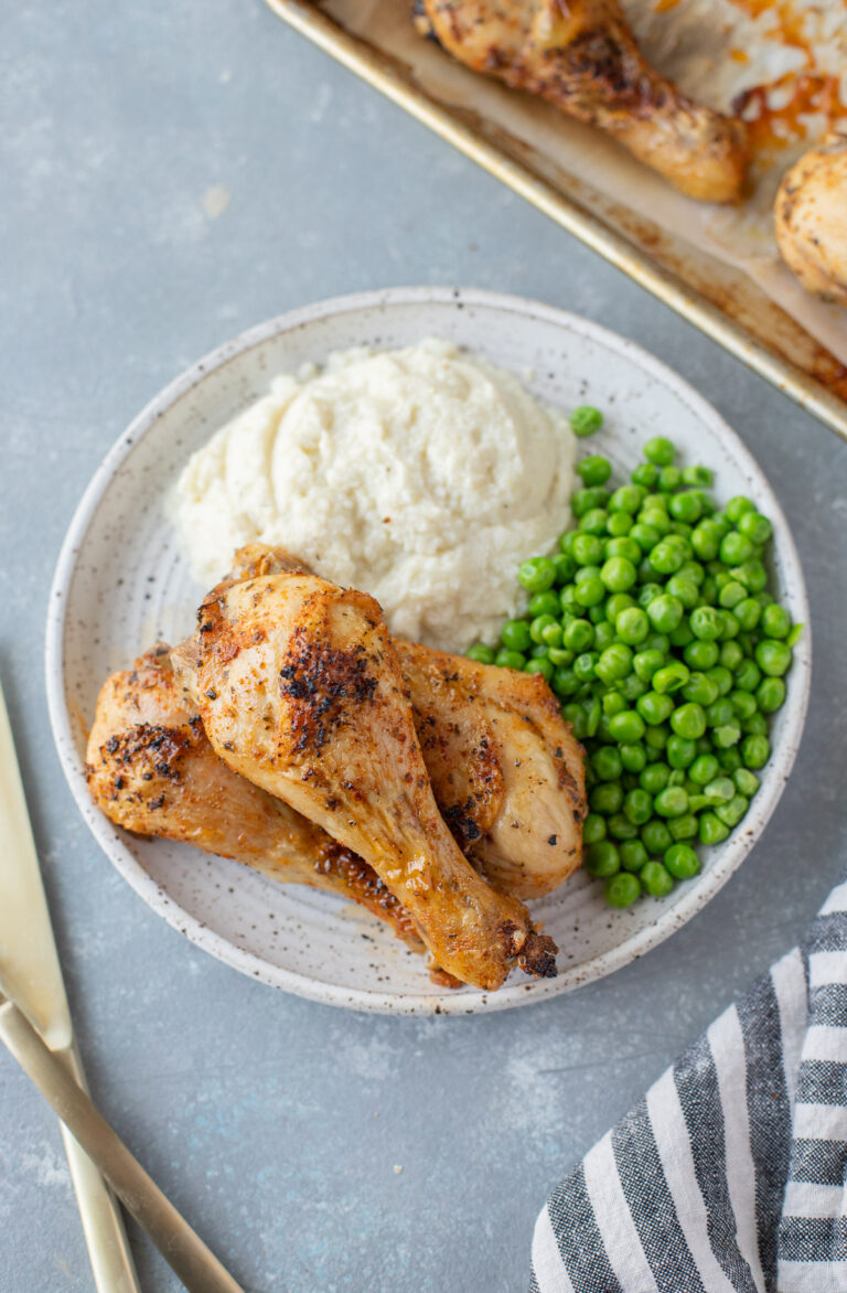 Oven Baked Chicken Legs | The Clean Eating Couple