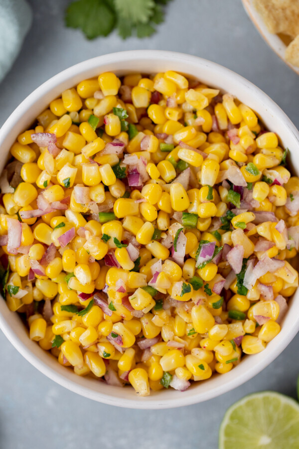 Easy Corn Salsa | The Clean Eating Couple